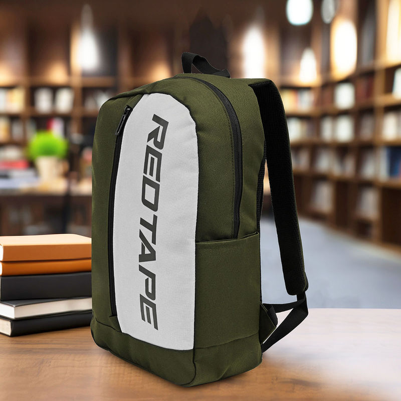 Buy Red Tape Green Polyester 19.5L Laptop Backpack Online