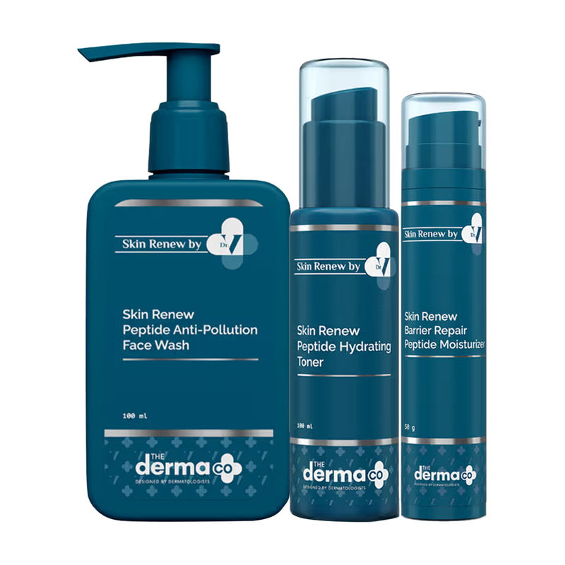 Buy The Derma Co X Dr. V Skin Renew Regime With Peptides Combo Online