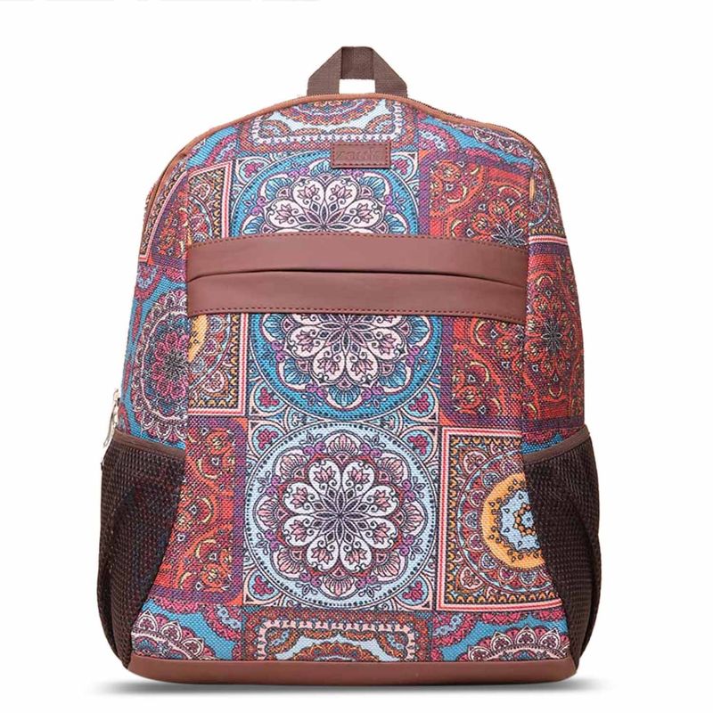 Buy Zouk Multicolor Mandala Classic Backpack Online