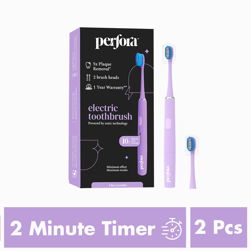 Perfora Smart Electric Toothbrush 2 Brush Heads: Buy Perfora Smart ...