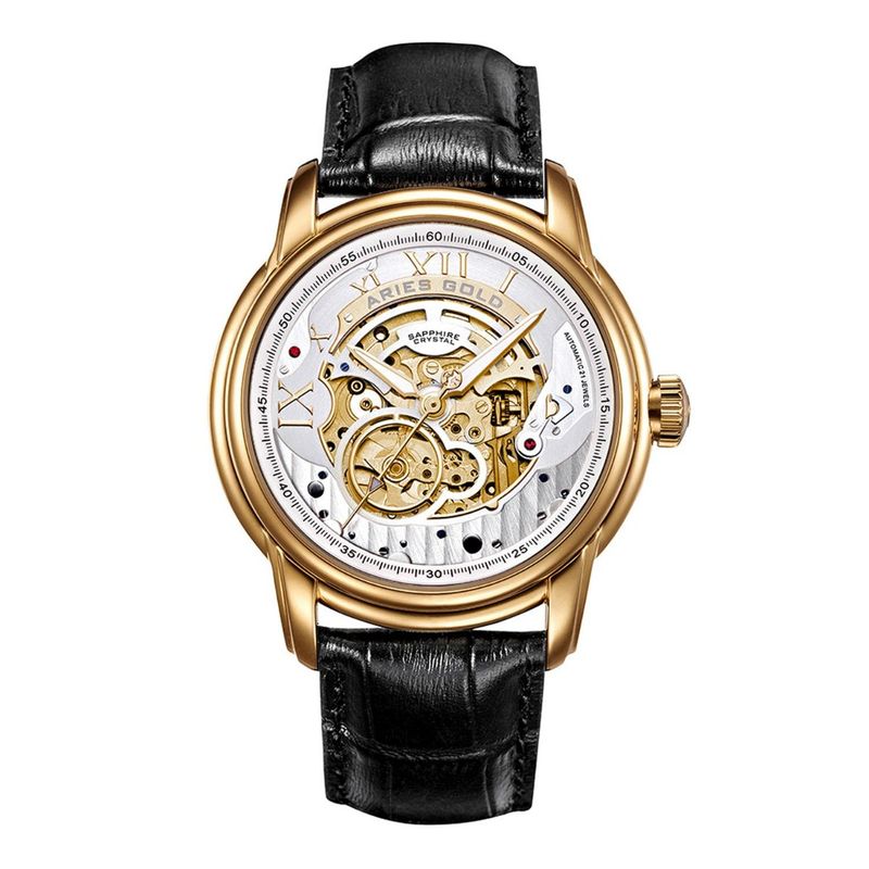 Buy Aries Gold El Toro 21 Jewels Automatic Watch With Sapphire Glass ...