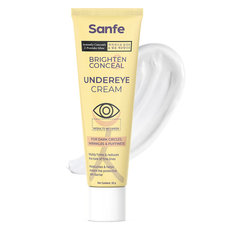 Buy Sanfe Brighten & Conceal Undereye Cream, Dark Circles & Wrinkles ...