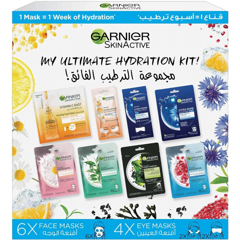 Buy Garnier Skinactive My Ultimate Hydration Tissue Masks Kit (contains ...