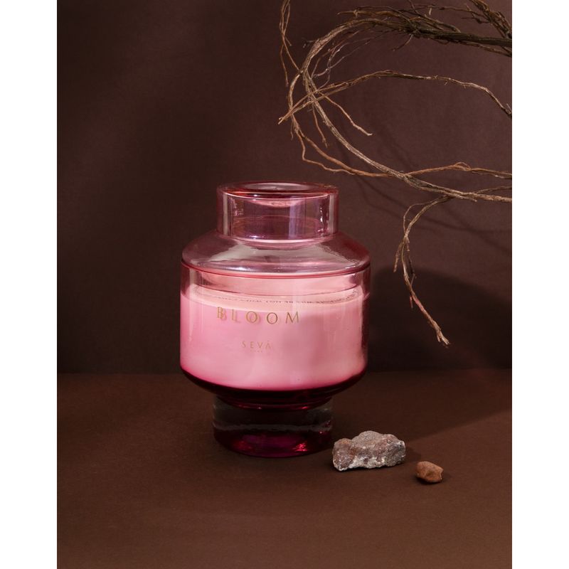 Buy SEVA HOME The Manhattan Bloom Grande Candle Luxury Gifting 70-75 ...