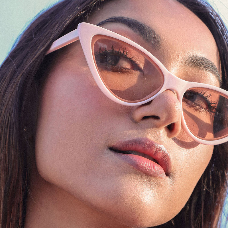 Buy Pipa Bella by Nykaa Fashion Glam Pink Cat Eye Sunglass Online