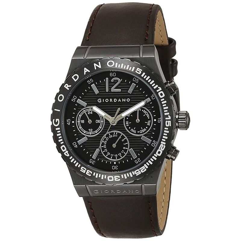 Buy Giordano Multifunctional Black Dial Men's Watch Online