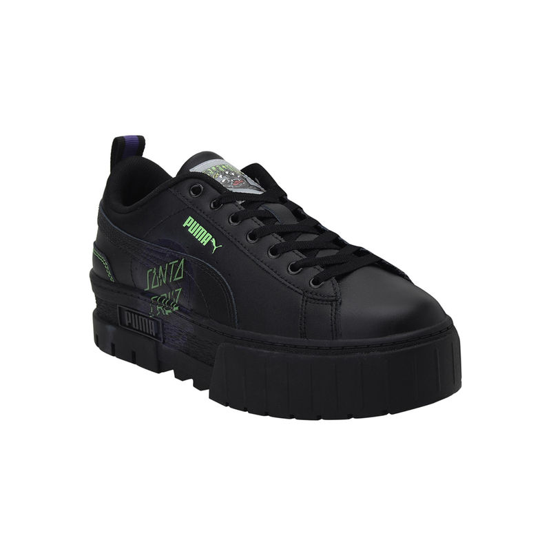 Buy Puma Mayze Santa Cruz Womens Black Casual Sneakers Online