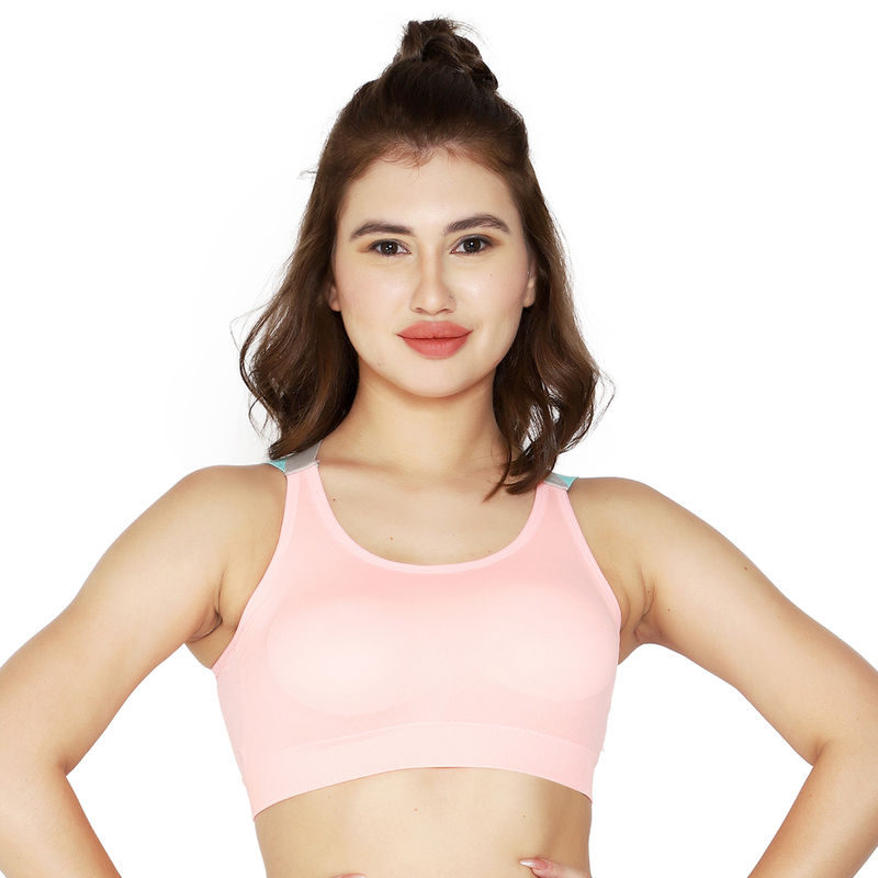 Buy BRACHY Peach Gym Workout High Impact and Full Coverage Crostini ...