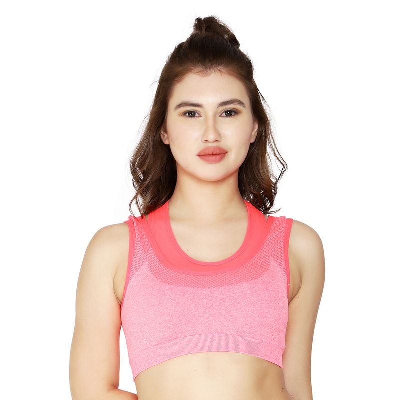 Buy BRACHY Peach Gym Bra for Women Online