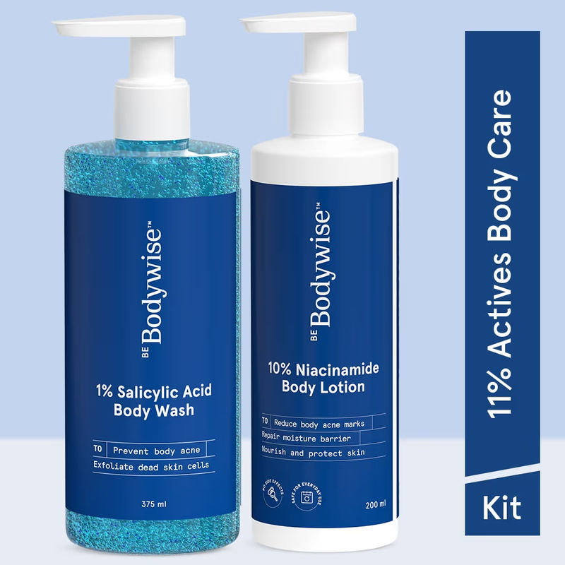 Buy Be Bodywise Back Acne Kit - 1% Salicylic Acid Body Wash & 10% ...