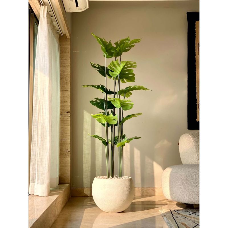 Buy Mason Home Green Artificial Lush Monstera Plant without Pot (Pack ...