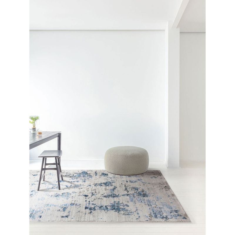 Buy Ddecor Live Beautiful Blue Textured Large Rug - Dune-43-Uw2-L (L ...