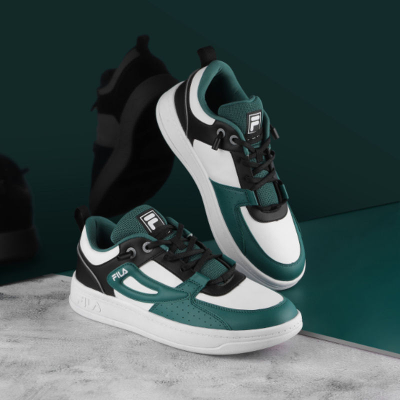 Buy FILA Women Casual Green & White Sneakers Online