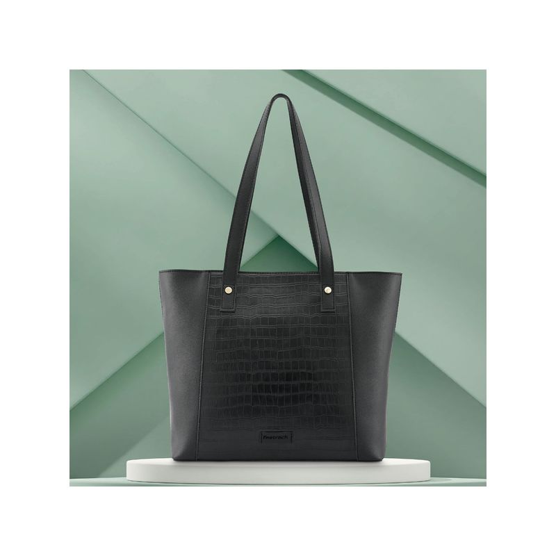 Buy Fastrack Black Tote Bag for Women Online