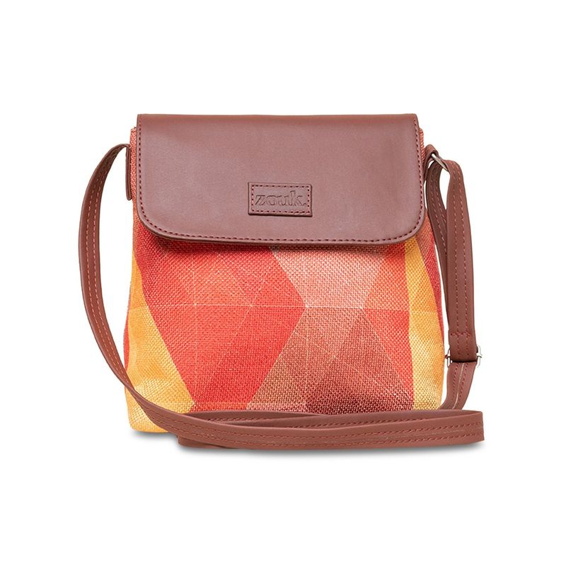Buy Zouk GeoOptics Flap Sling Bag Multicolour Online
