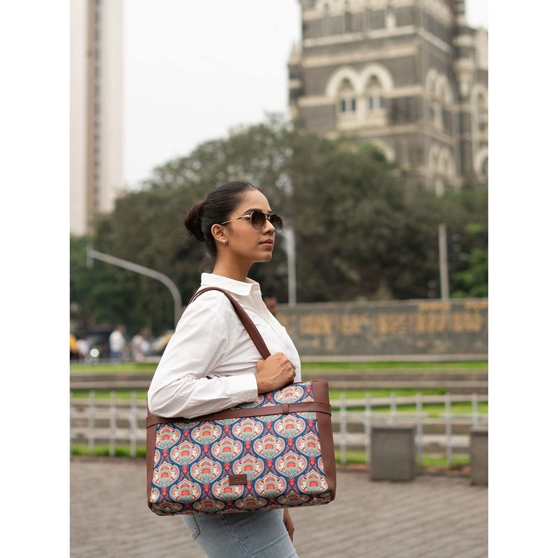 Buy Zouk Blue Women Structured Shoulder Bag Online