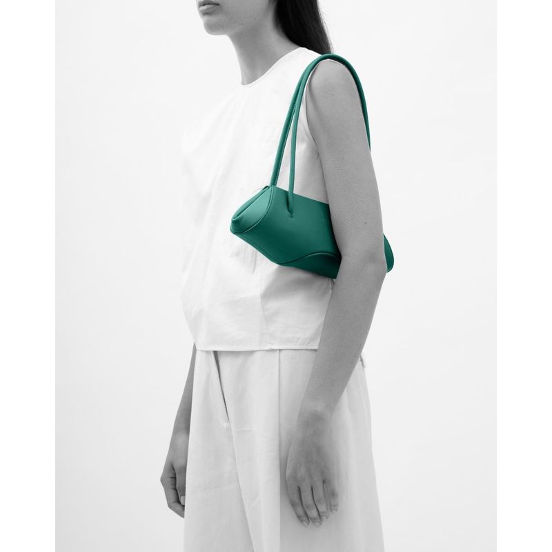 Buy Behno New York Elizabeth Baguette Mini Handbag - Green Online