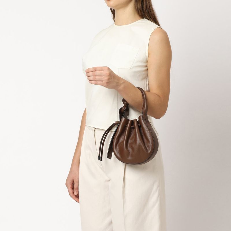 Buy Behno New York Ina Mini Crossbody Potli Bag - Brown Online