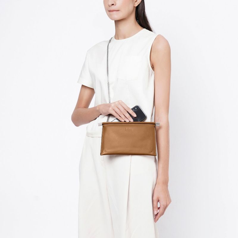 Buy Behno New York Frida Mini Crossbody Milled Almond Online