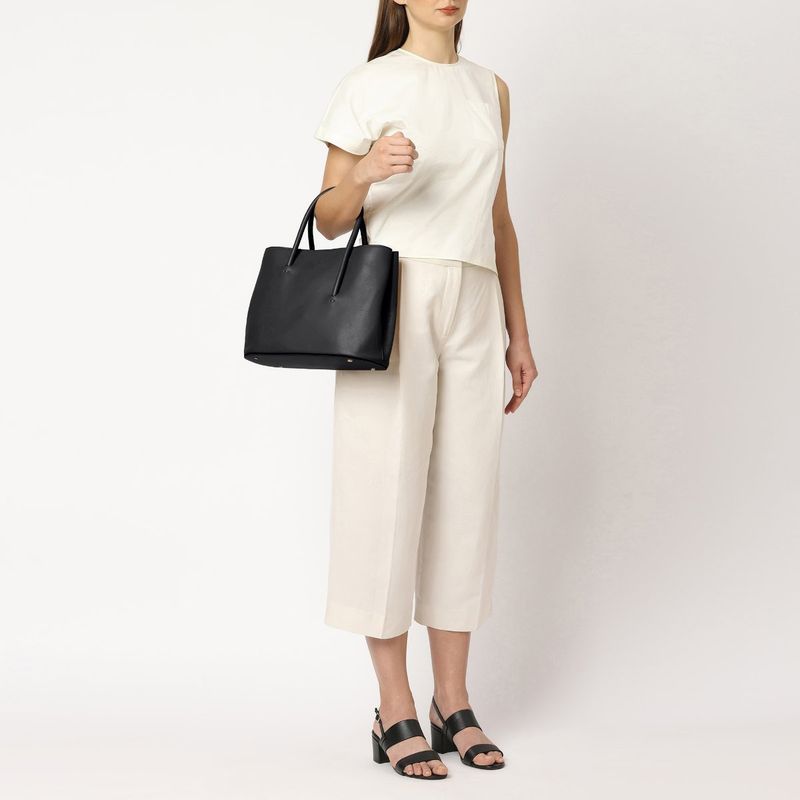 Buy Behno New York Meena Satchel Bag - Black Online