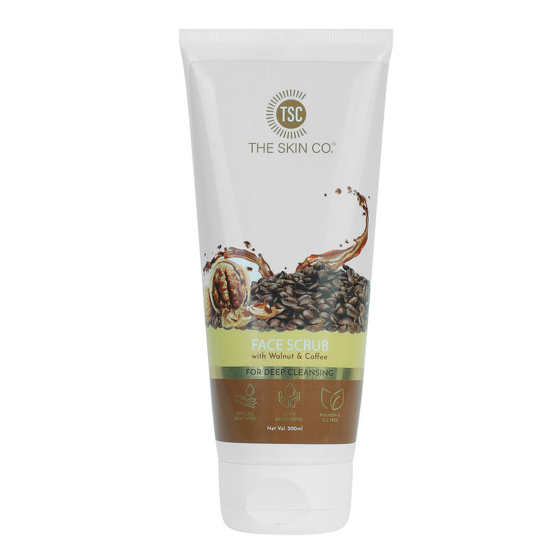 Buy The Skin Co. Walnut & Coffee Face Scrub Online