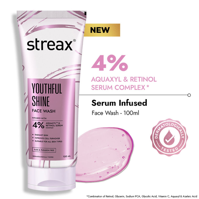 Buy Streax Skin Youthful Shine Face Wash Cleanser Online