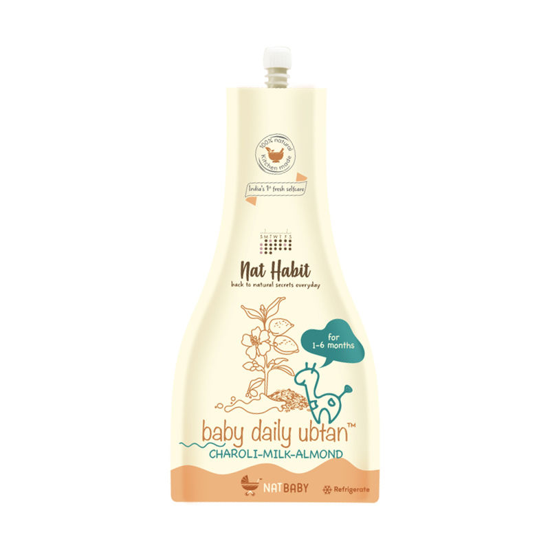 Buy Nat Habit Baby Daily Ubtan, Gentle Baby Cleanser, No Tears Formula ...