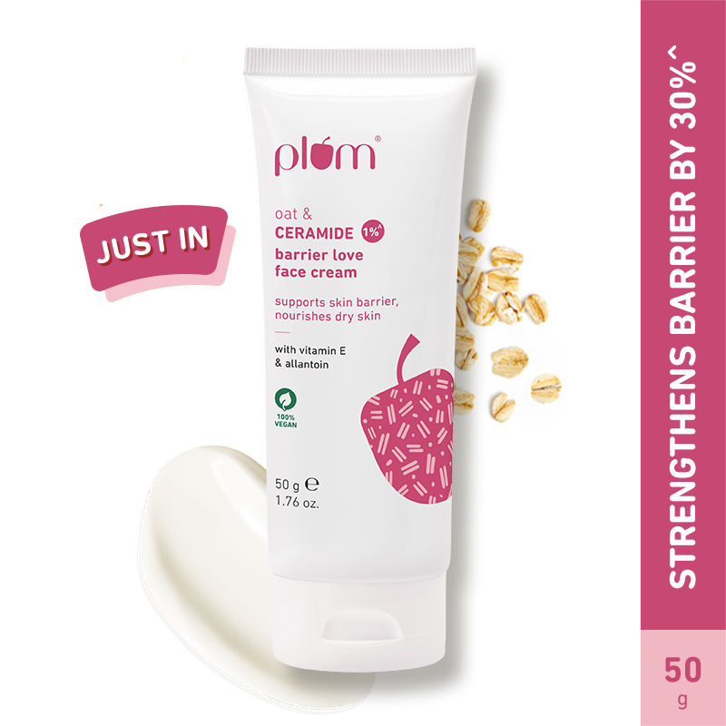 Buy Plum 1% Ceramide Barrier Love Face Cream With Oat Strengthens Skin ...
