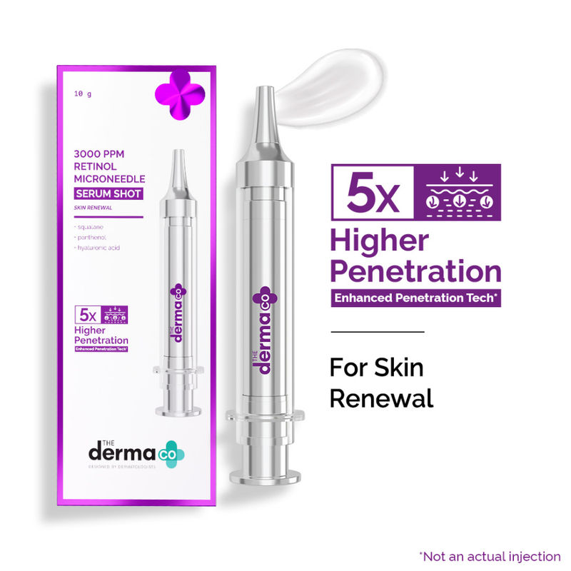 Buy The Derma Co 3000 PPM Retinol Microneedle Serum Shot Anti-Ageing ...
