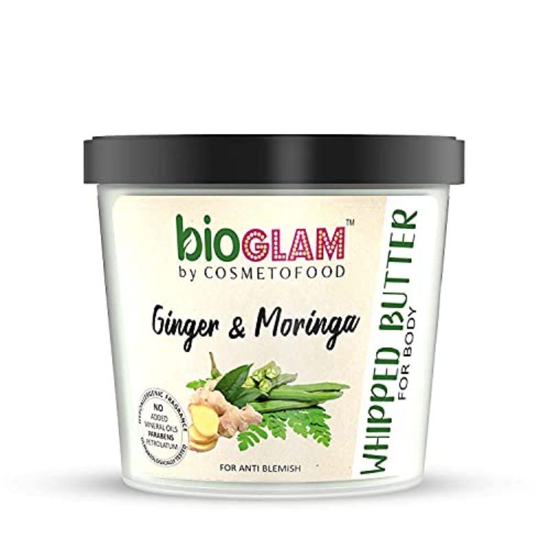 Cosmetofood Bioglam Ginger & Moringa Whipped Body Butter For Anti ...