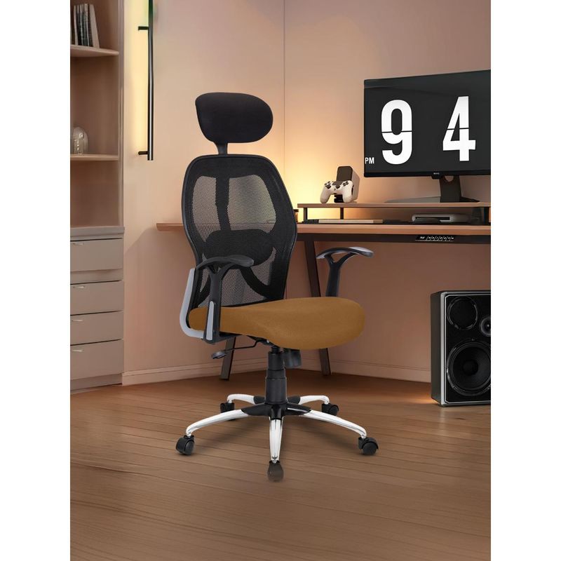 Buy Savya Home Home Apollo High Back Ergonomic Office Chair (Beige) Online