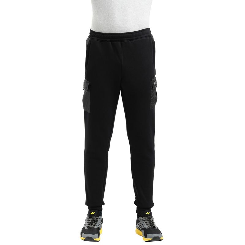 Buy Wildcraft Men Solid Regular Fit Trackpant Black Online