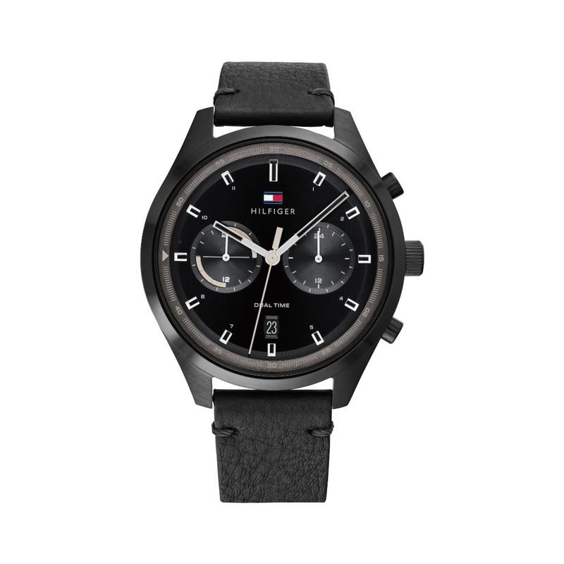 Buy Tommy Hilfiger Watches Bennett Round Analog Black Dial Men's Watch ...
