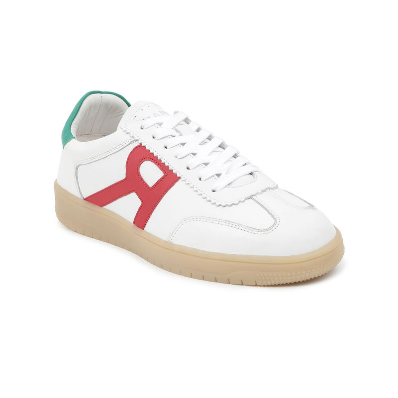 Buy Rare Rabbit Dorset White Round Toe Sneakers Online