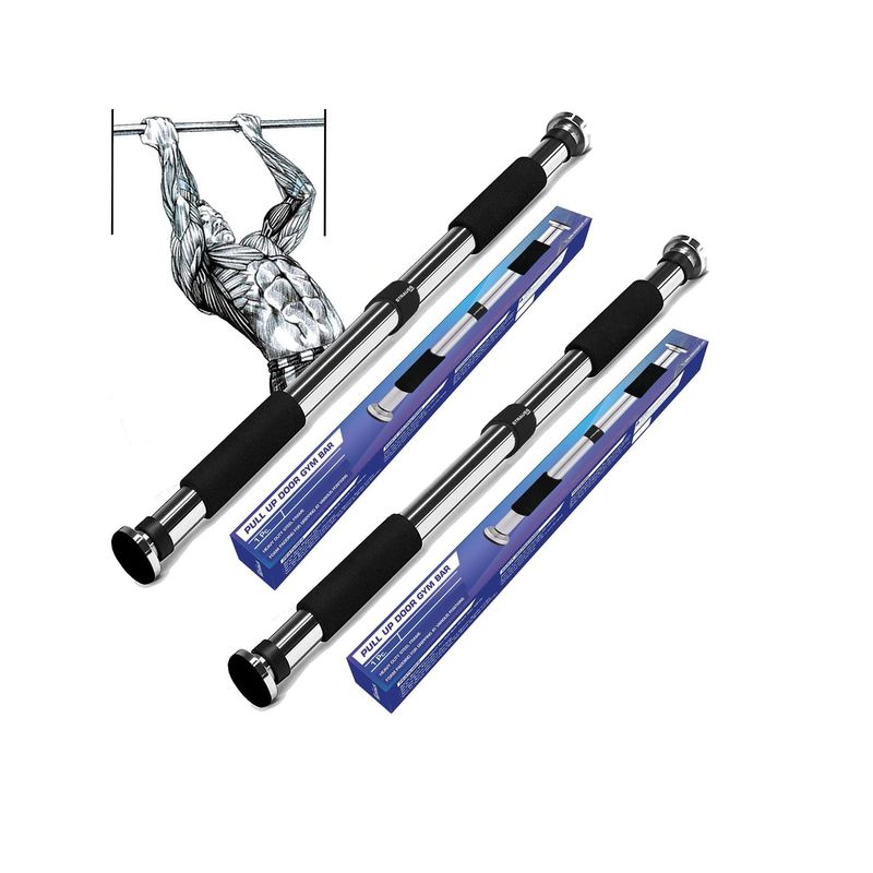 Buy Strauss Adjustable Chin Up Door Bar (Pack Of 2) Online