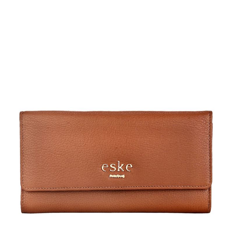 Buy Eske Klara Trifold Wallet,Brown Online