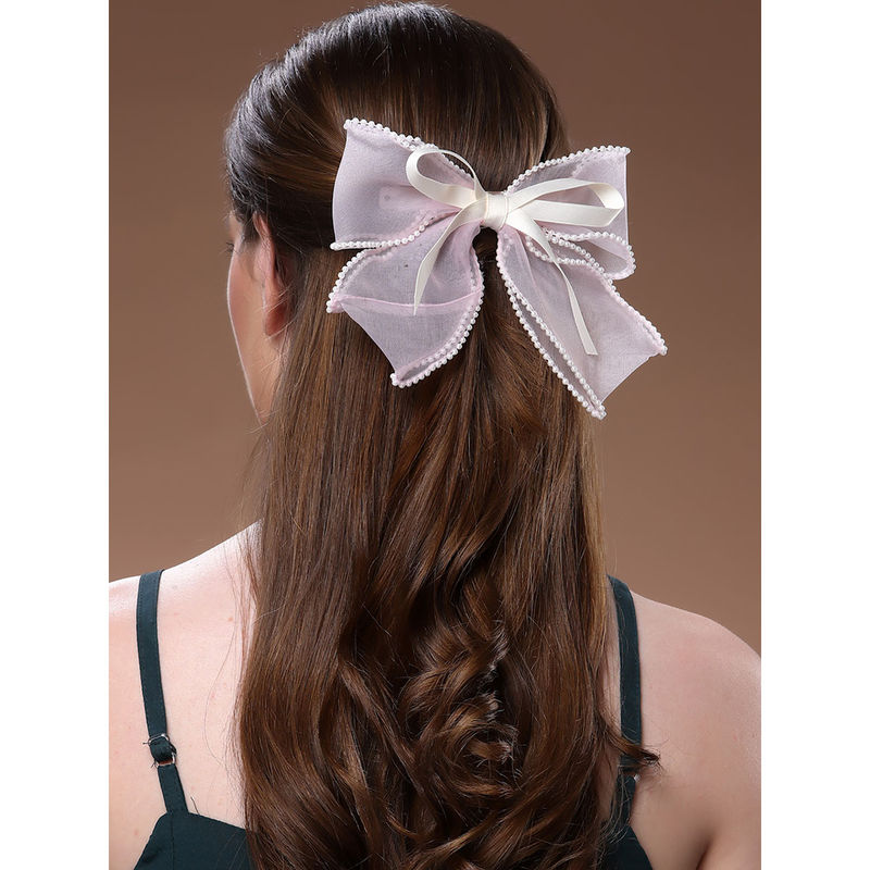 Buy Vogue Panash Women Pink Tic Tac Hair Clip Online