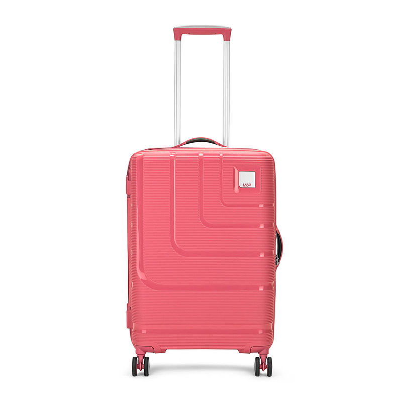 Buy VIP Pink Solid Polypropylene Trolley Bag Online