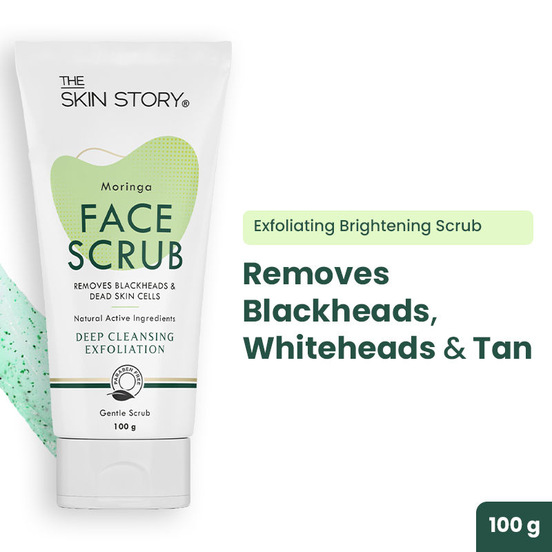 Buy The Skin Story Moringa Gentle Face Scrub For Fresh Clear Skin ...