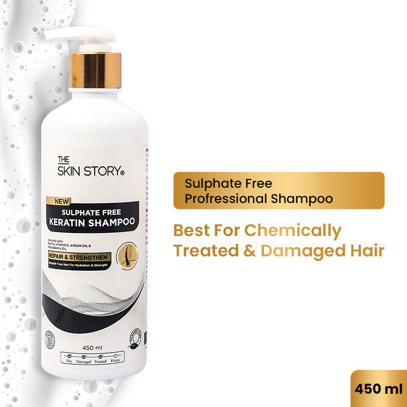 Buy The Skin Story Sulphate Free Keratin Smooth Shampoo For Coloured ...