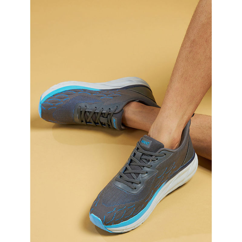 Buy AVANT Mens Cruiser Running Shoes - Grey & Blue Online