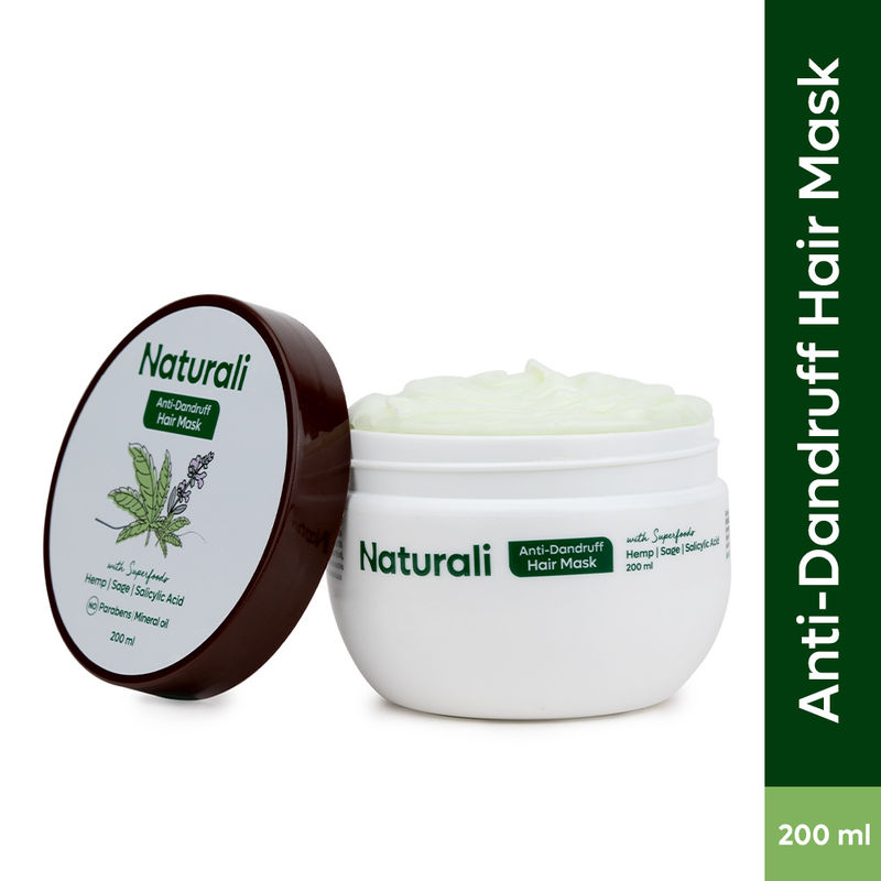 Buy Naturali Anti-Dandruff Hair Mask With Hemp, Sage & Salicylic Acid ...
