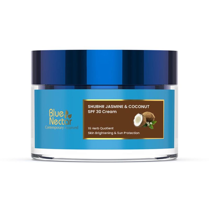 Buy Blue Nectar Shubhr Jasmine & Coconut SPF 30 Face Sunscreen Online