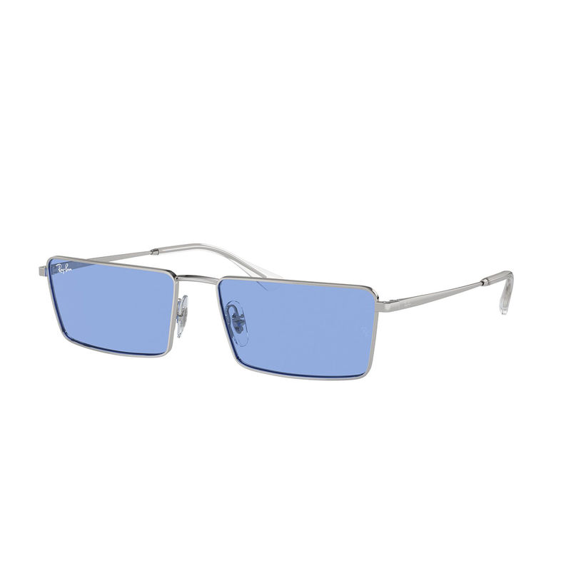 Buy Ray-Ban Unisex UV Protected Blue Lens Rectangle Sunglasses ...