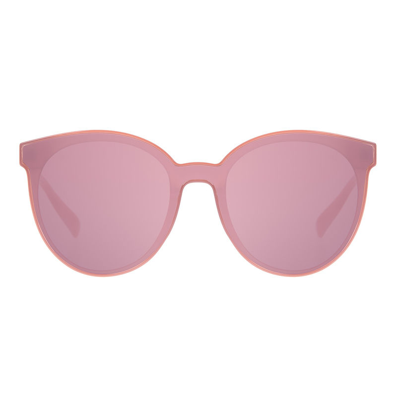 Buy Chilli Beans Pink Lens Round Sunglass Full Rim Beige Frame ...