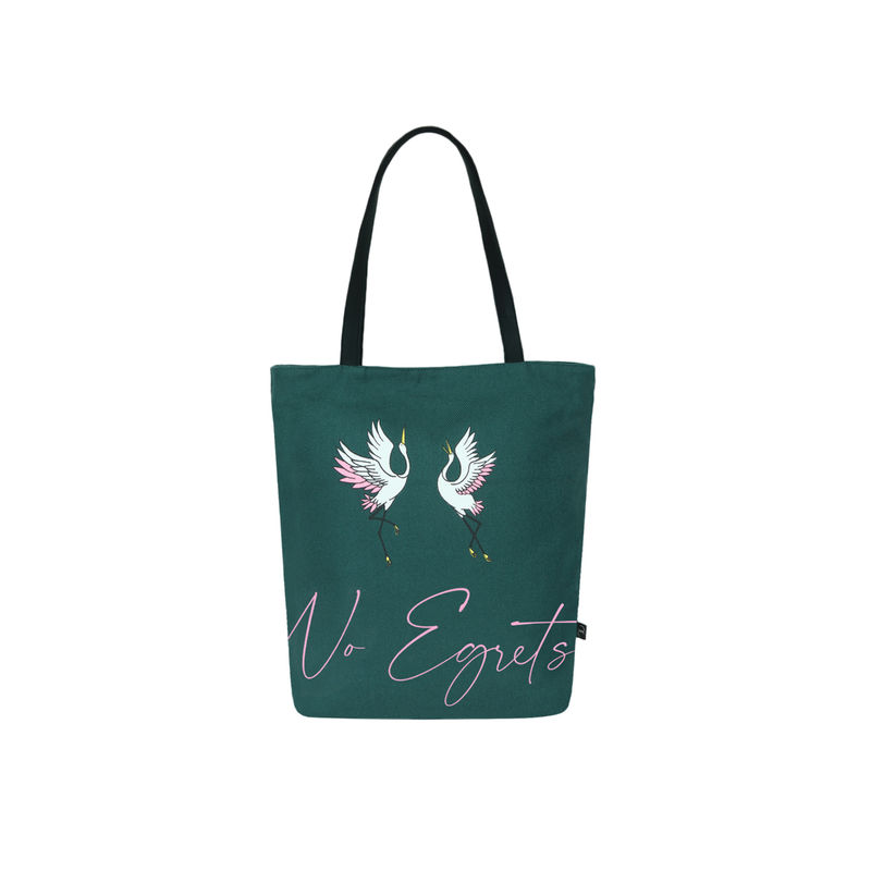 Buy EcoRight No Egrets Printed Organic Cotton Tote Bag Online