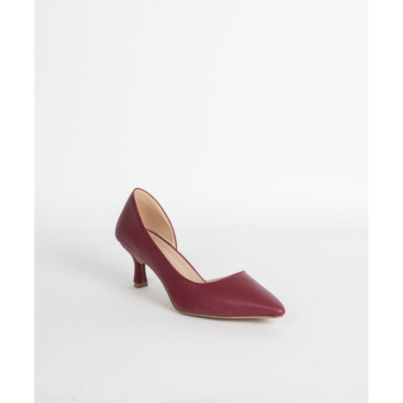 Buy SCENTRA Lola Pump Heels Maroon Online