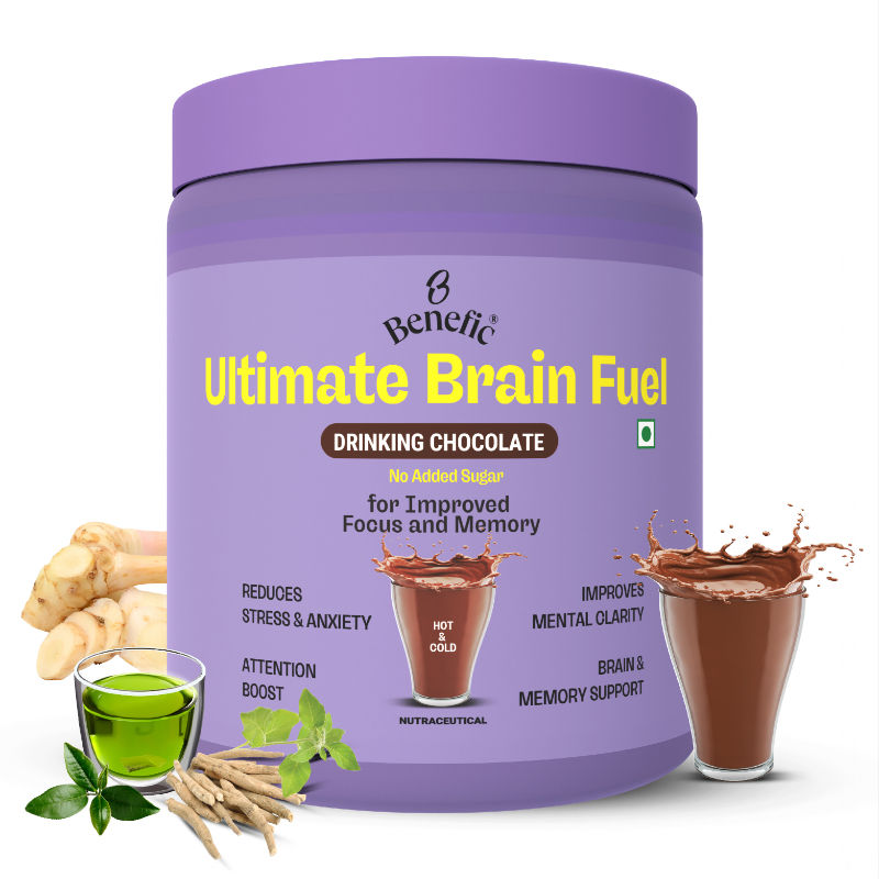 Buy Benefic Ultimate Brain Fuel Drinking Chocolate Powder Online