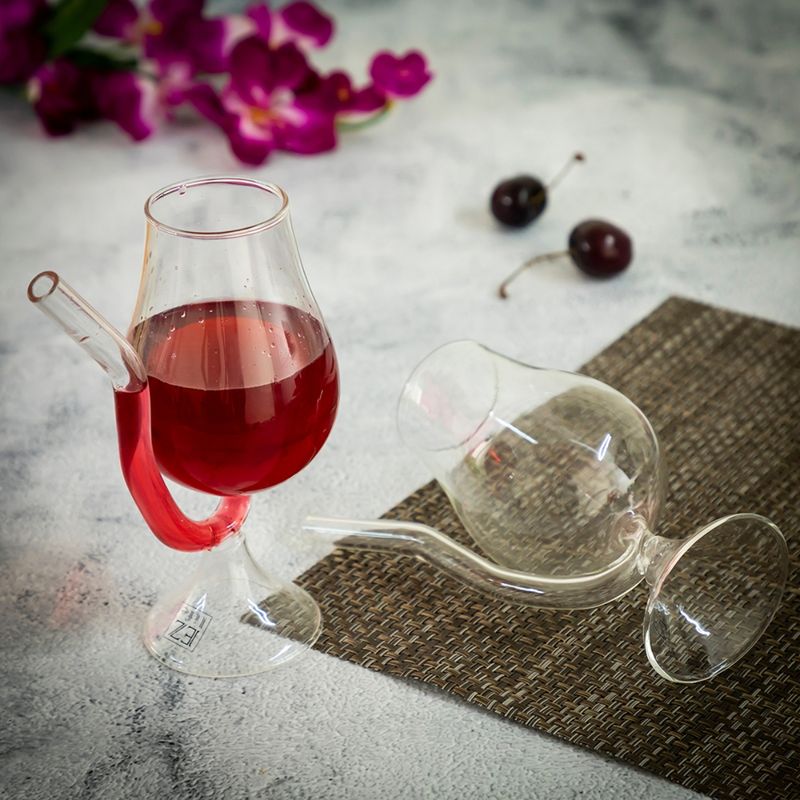 Buy EZ Life Borosilicate Double Wall Cocktail with Smoky Tail Glass ...