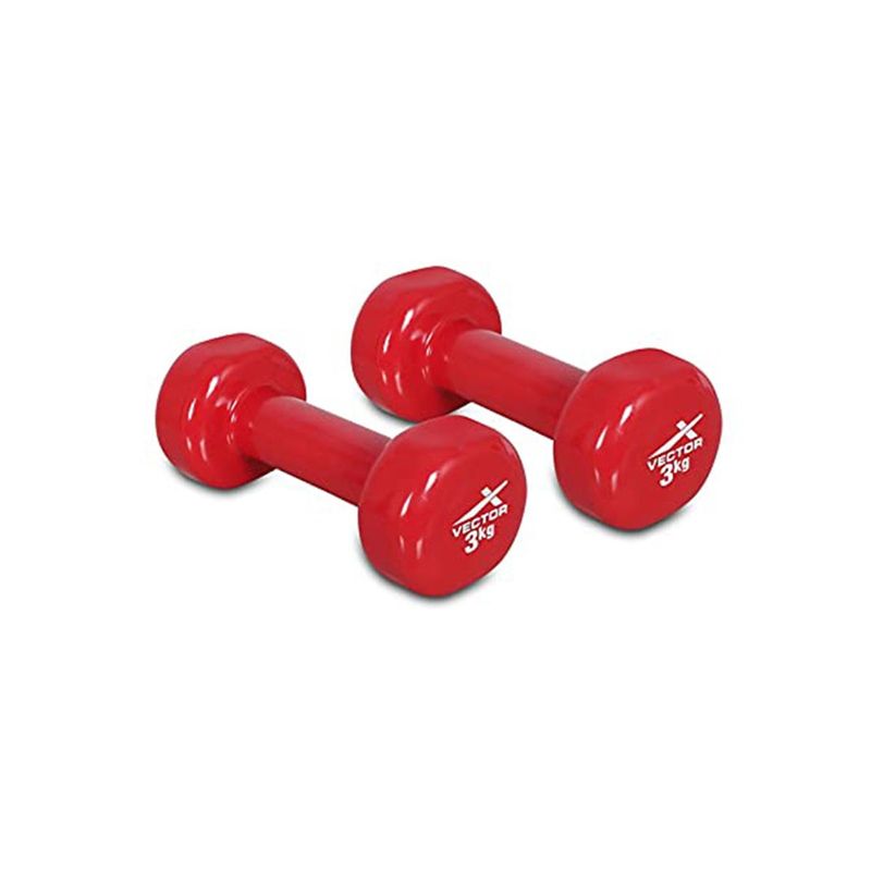 Buy Vector X Round Shape Dumbbells (Pack of 2) (6kg) Online